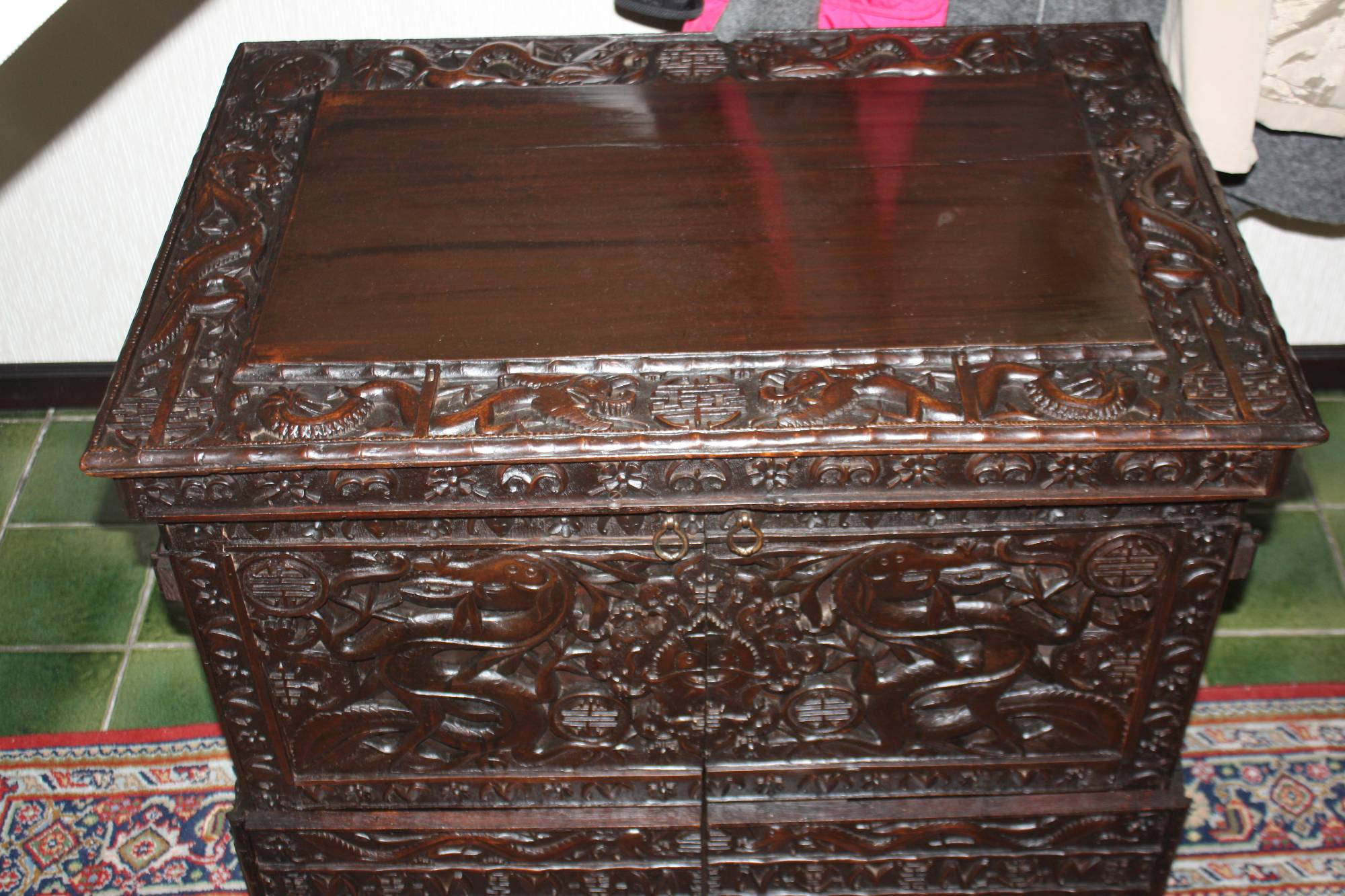 Antique Chinese 19th century chest