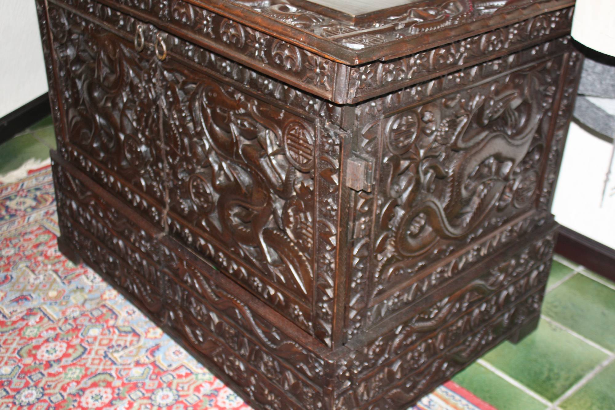 Antique Chinese 19th century chest
