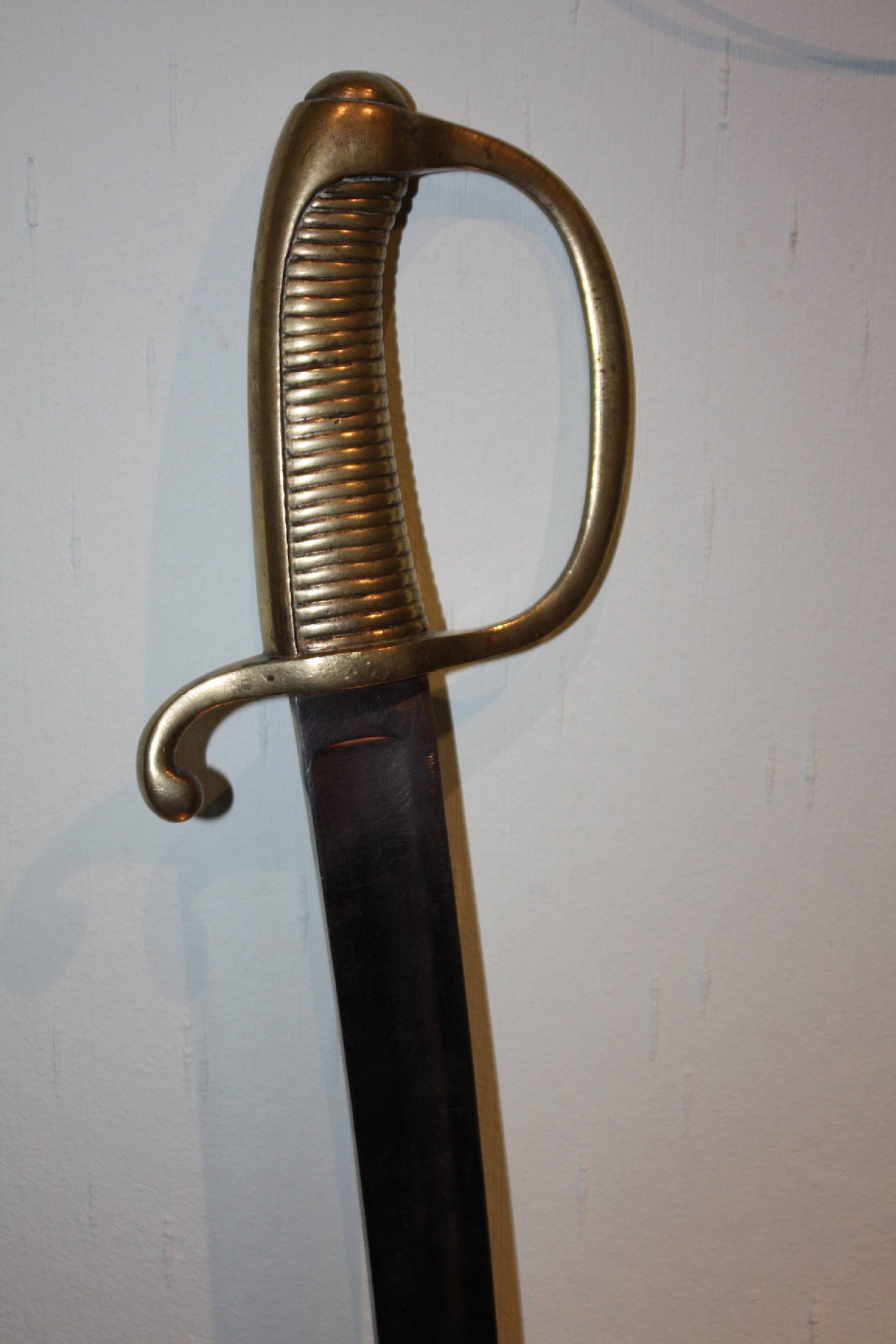 Antique French saber 'Sabre briquet', 'champaign-saber'